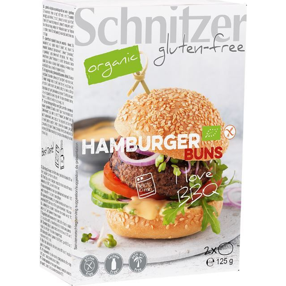 Buy Schnitzer Gluten Free Organic Hamburger Buns 125 g Online in UAE ...