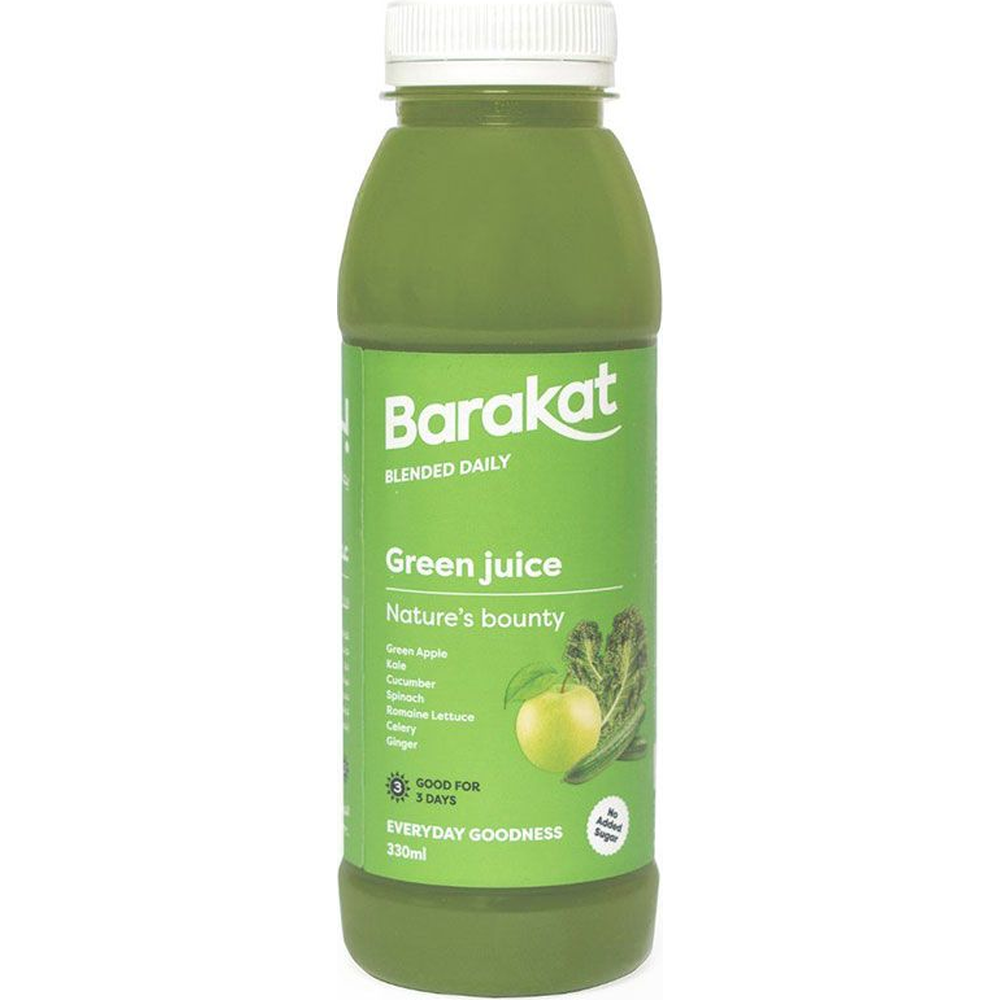 Buy Barakat Fresh Green Juice, 330ml Online in UAE | Talabat UAE
