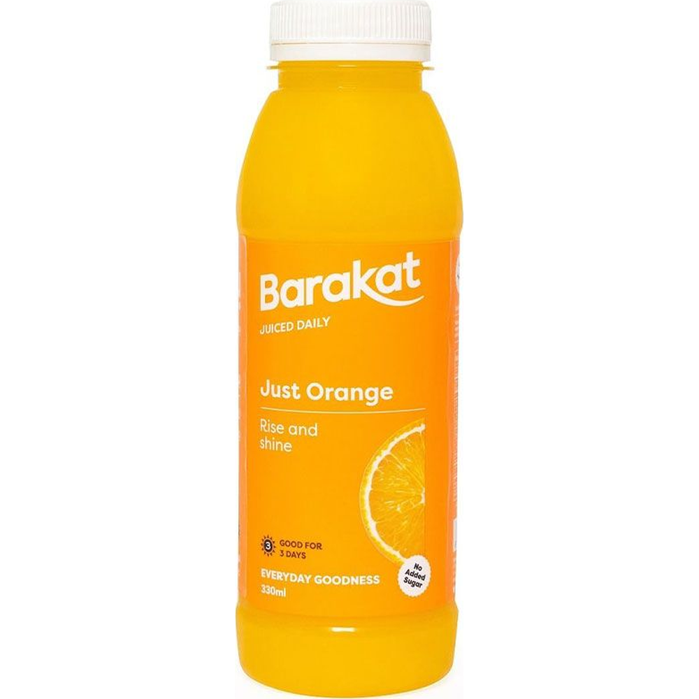 Buy Barakat Fresh Orange Juice, 330ml Online in Oman | Talabat Oman