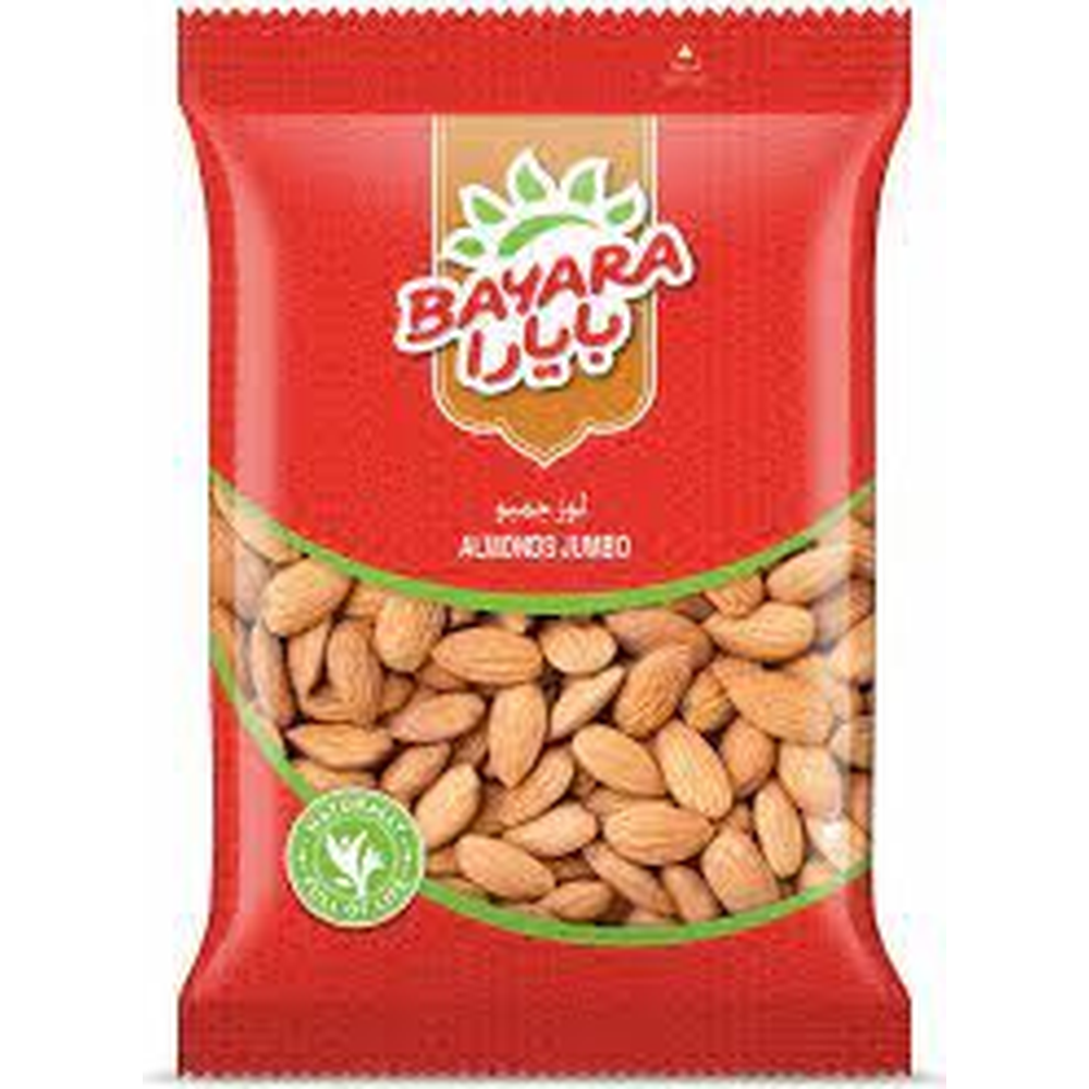 Buy Bayara Almonds Jumbo 400 gm Online in UAE | Talabat UAE