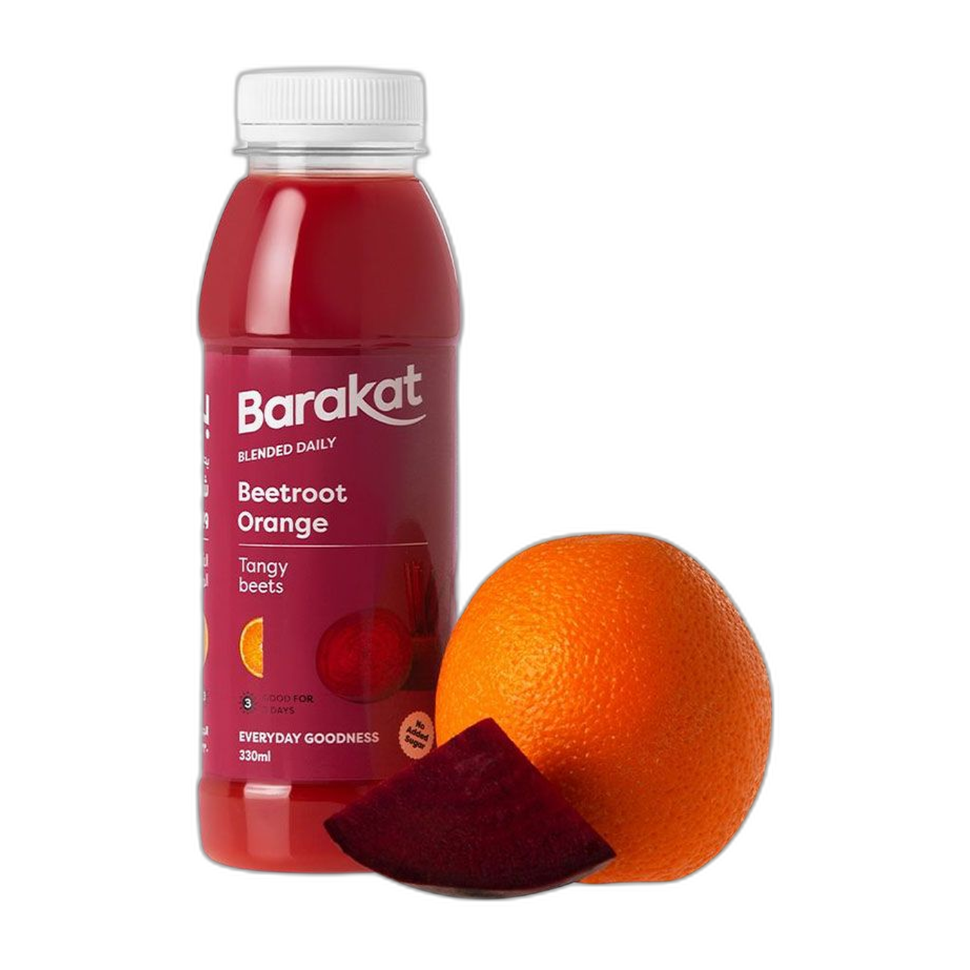 Buy Barakat Beetroot & Orange Juice Fresh, 330ml Online in UAE | Talabat UAE