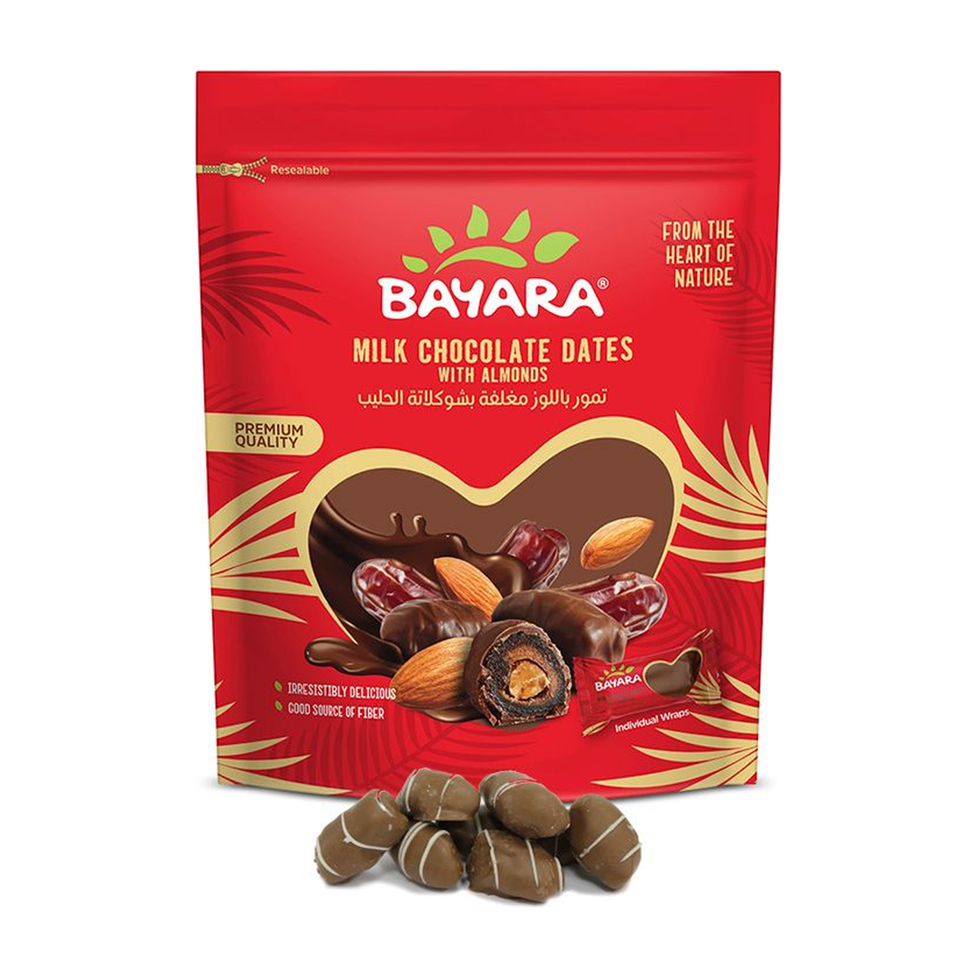Buy Bayara Milk Chocolate Dates with Almond, 250g Online in UAE ...