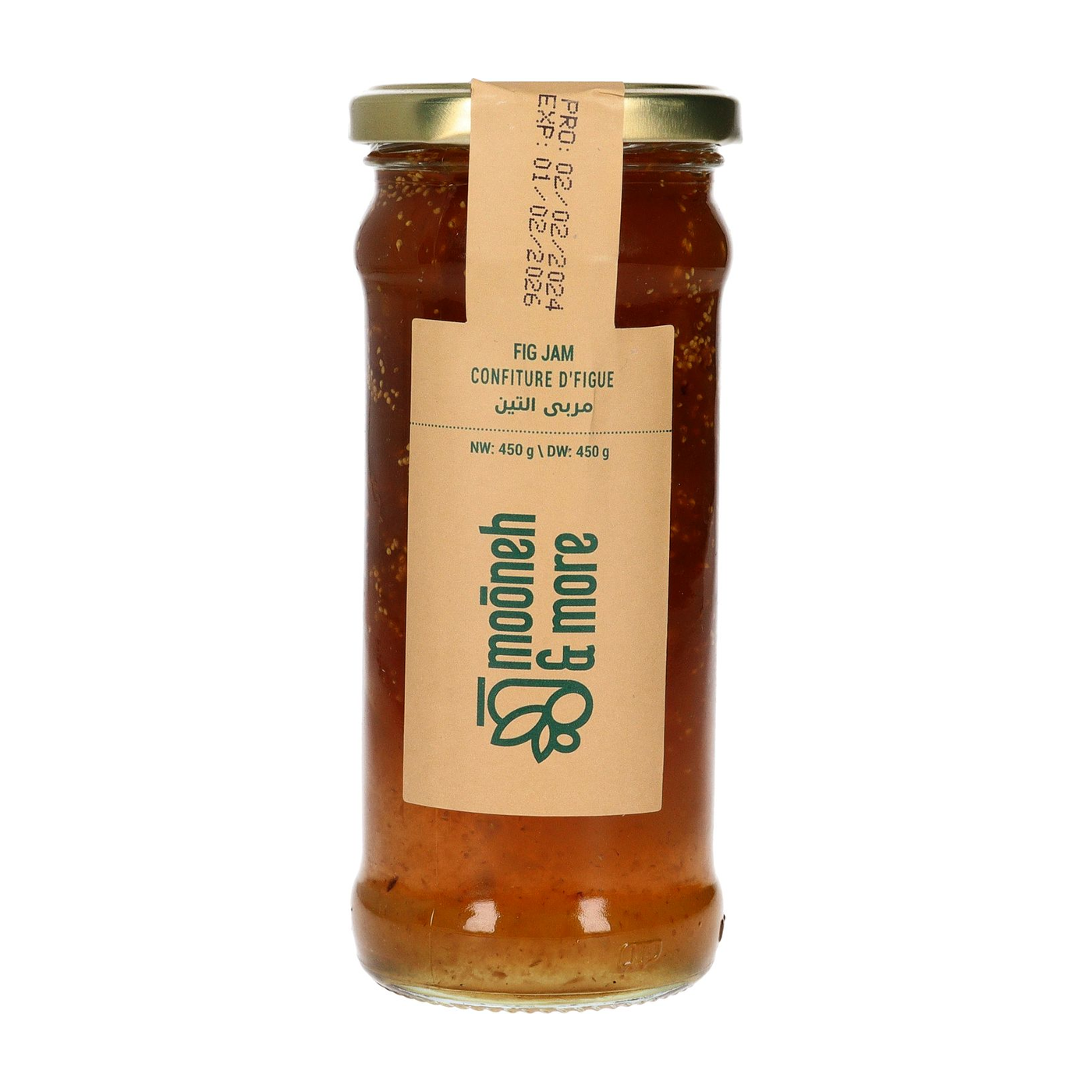 Buy Mooneh & More Fig Jam, 450g Online in UAE | Talabat UAE