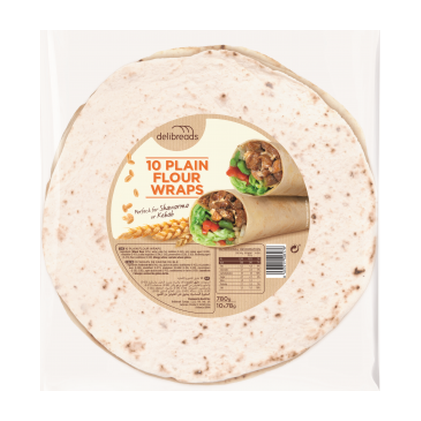 Buy Deli Sun Delibreads Horeca Tortilla Wraps, 28.5cm, 10 Pieces Online ...