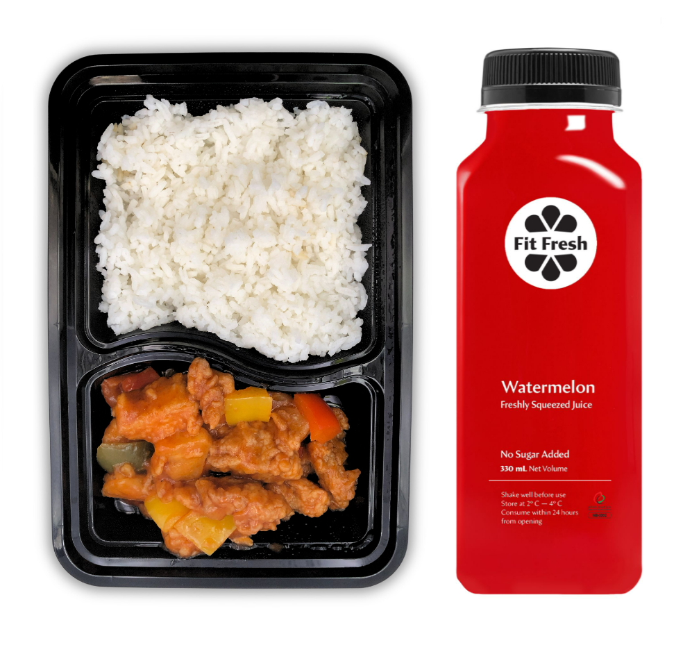 Buy Mulan Sweet and Sour Chicken with Pineapple 420 g + Fit Fresh ...