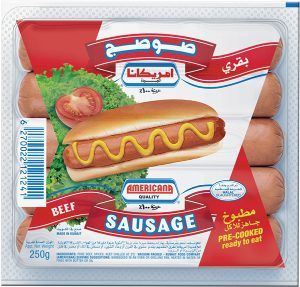 Buy Americana Frozen Beef Sausage 250g Online in Kuwait | Talabat Kuwait