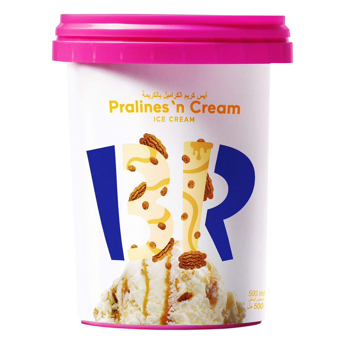 Buy Baskin Robbins Pralines 'n Cream Ice Cream 500 ml Online in UAE ...