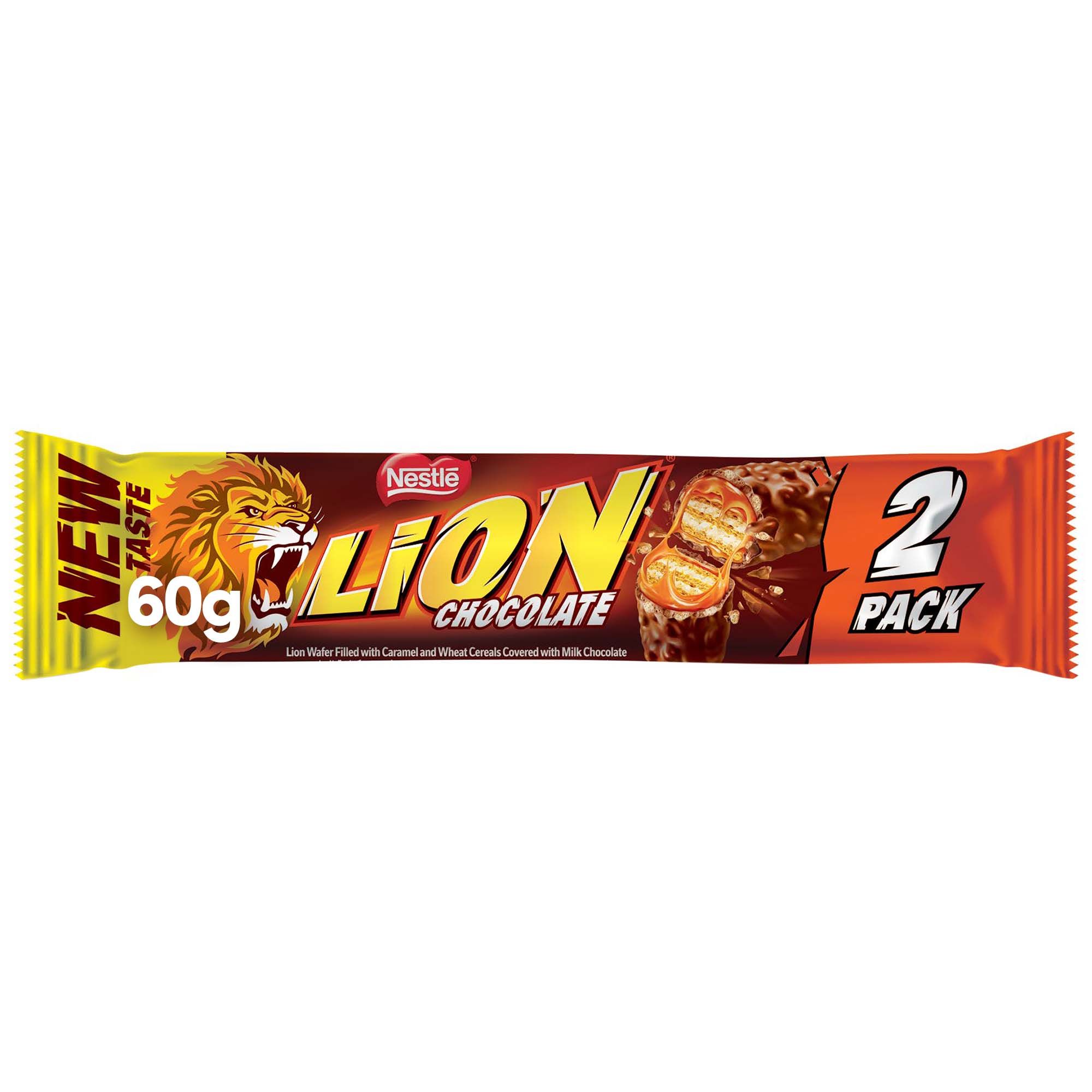 Buy Nestle Lion Chocolate bar 30 g x 2 pcs Online in UAE | Talabat UAE
