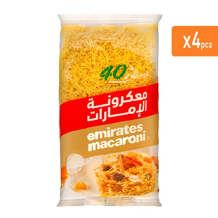 Buy Emirates Macaroni Vermicelli 400 g x 4 Pcs Online in Oman | Talabat ...