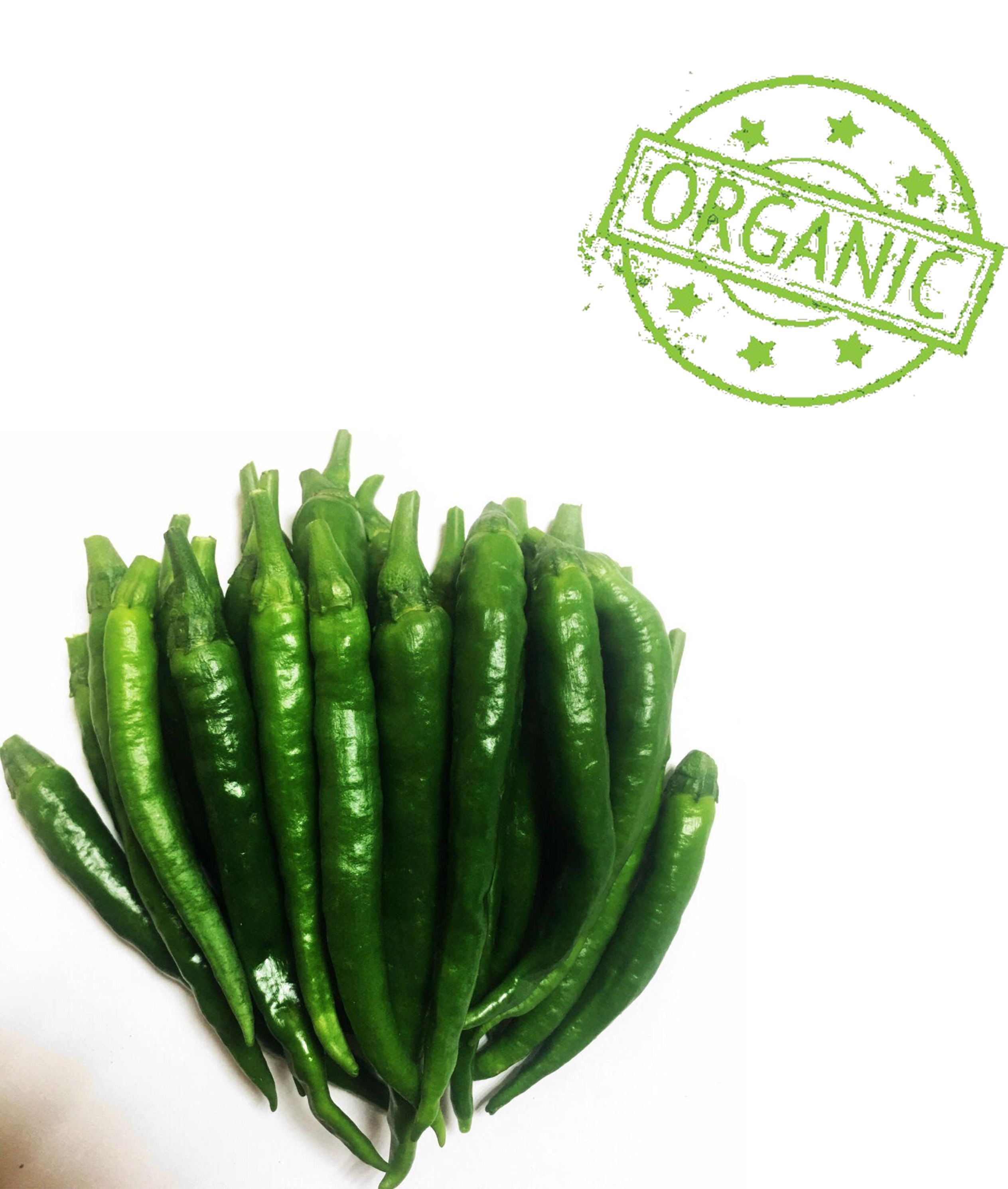 Buy Organic Hot pepper Green, 200g Online in Oman | Talabat Oman