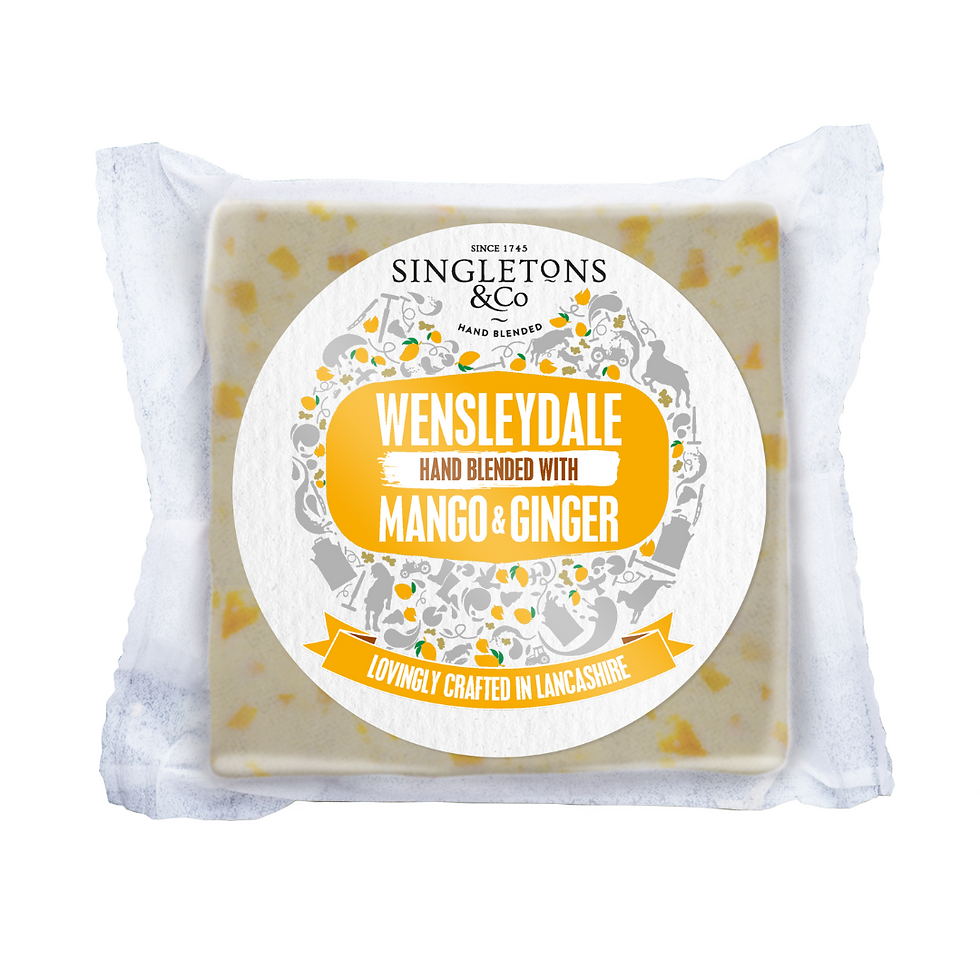 Buy Singletons & Co Wensleydale Mango & Ginger Cheese, 200g Online in ...