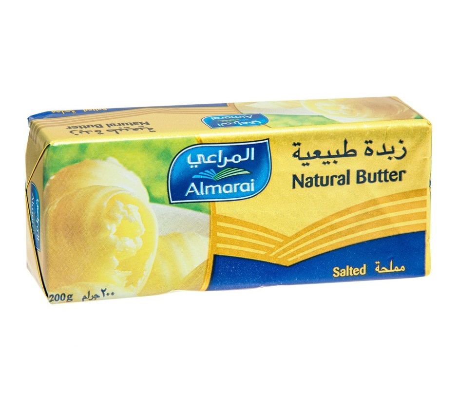 Buy Almarai Natural Salted Butter, 200g Online in Oman | Talabat Oman