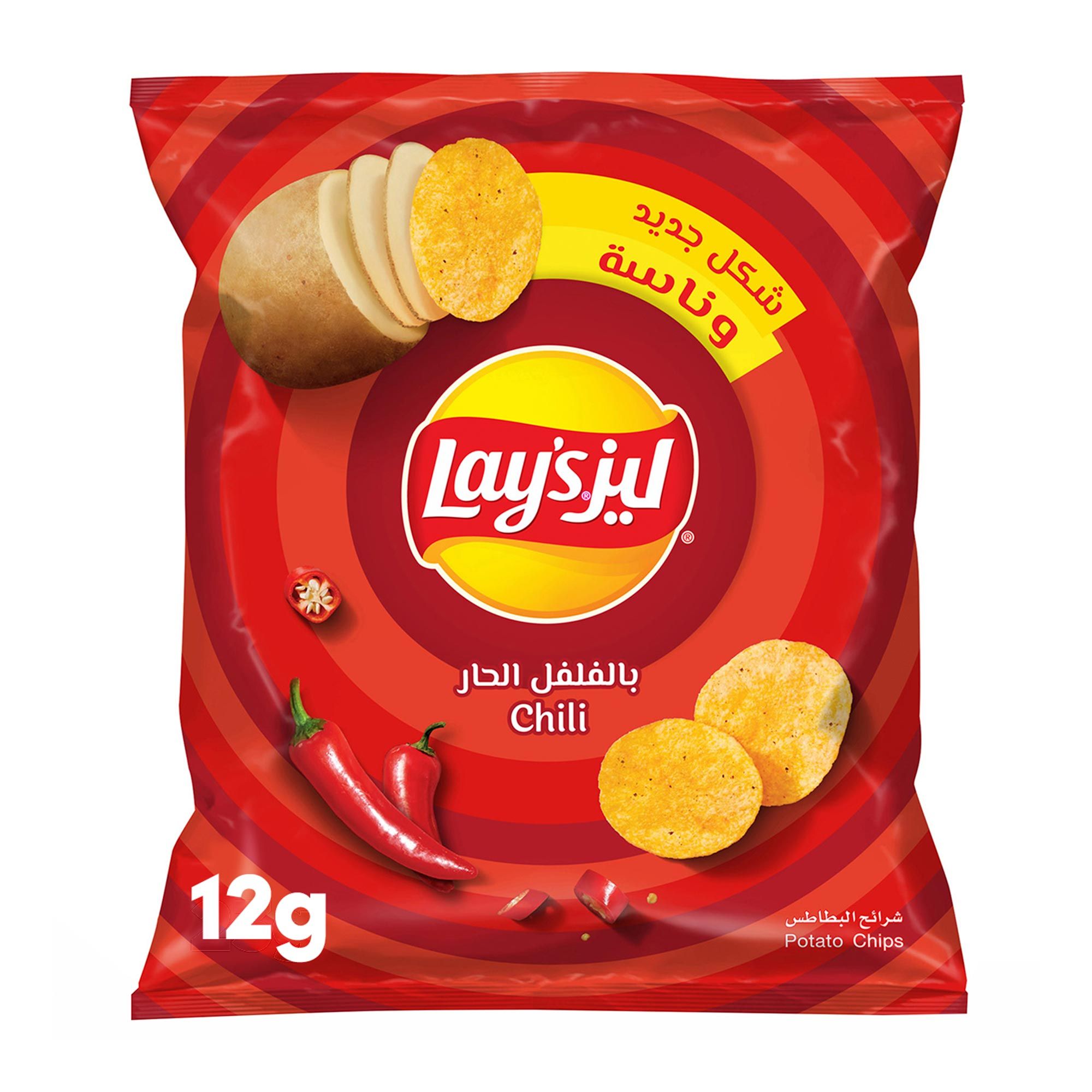 Buy Lay's Chili Flavor Potato Chips, 12g Online in Oman | Talabat Oman