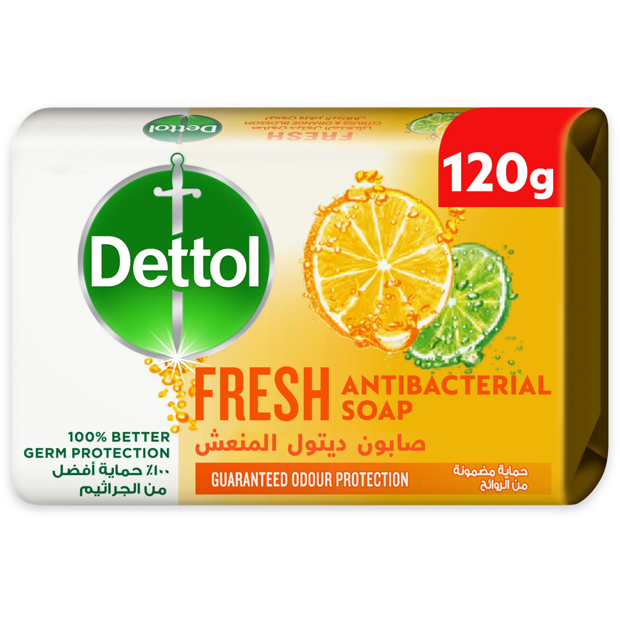 Buy Dettol Fresh Antibacterial Citrus & Orange Blossom Fragrance Soap ...