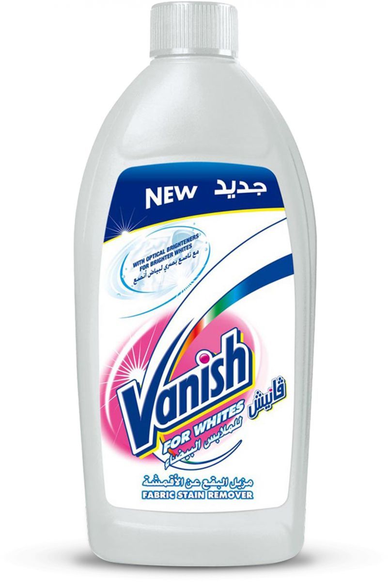 Buy Vanish Crystal White Laundry Stain Remover Liquid for White Clothes ...