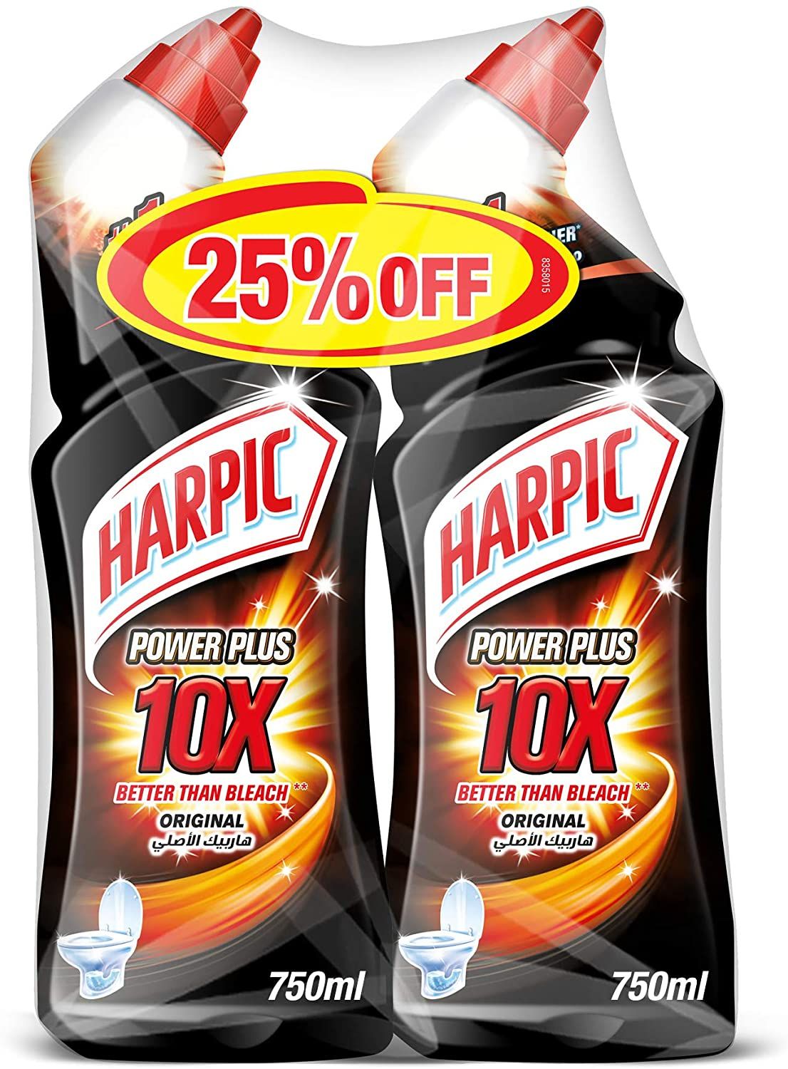 Buy Harpic Power Plus Original Toilet Cleaner, 2x750ml Online in ...