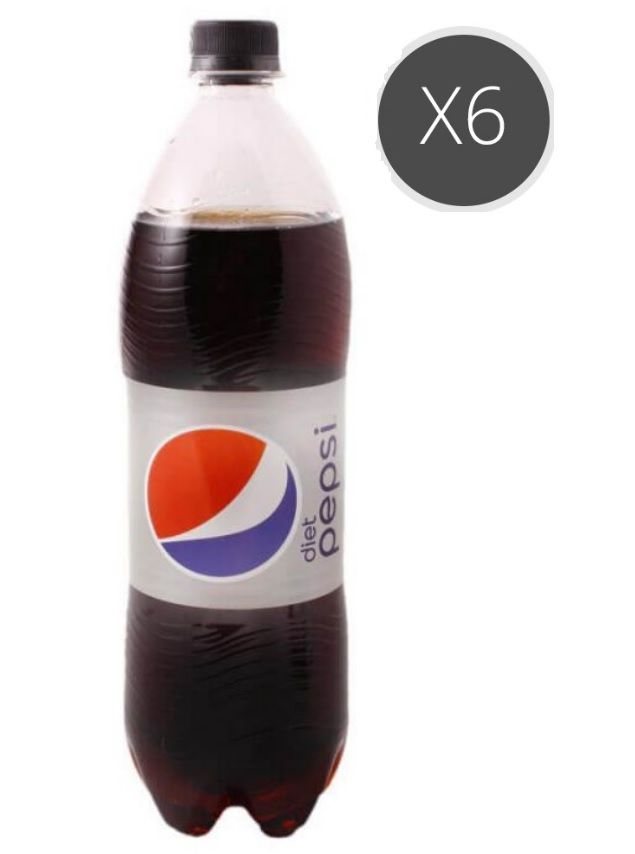 Buy Pepsi Diet Soft Drink, 1L - 6 Pcs Online in Jordan | Talabat Jordan
