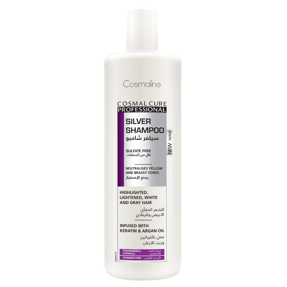 Buy Cosmaline Cosmal Cure Professional Silver Hair Shampoo For ...
