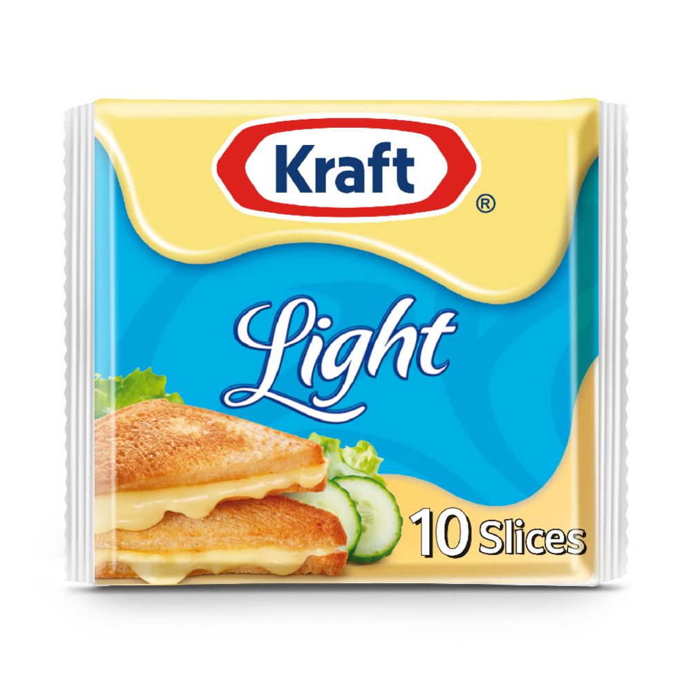 Buy Kraft Light Cheese Slices, 10 Pieces, 200g Online in Jordan ...