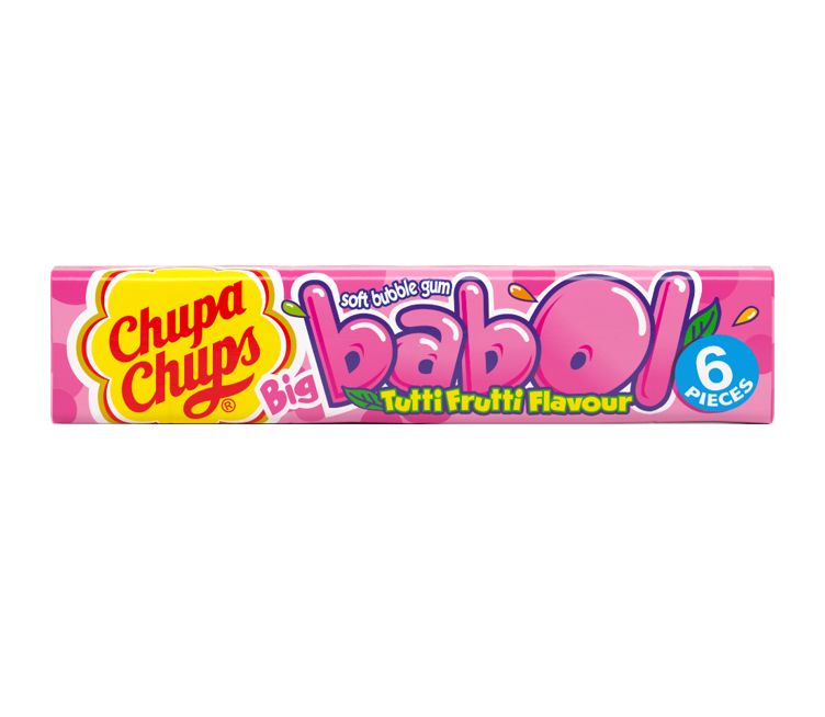 Buy Chupa Chups Tutti Frutti Flavour Big Babol Soft Bubble Gum, 6Pcs ...