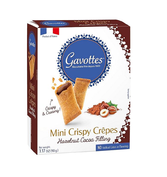 Buy Gavottes Mini Crispy Crepes Hazelnut Cocoa Filling Wafers, 90g ...