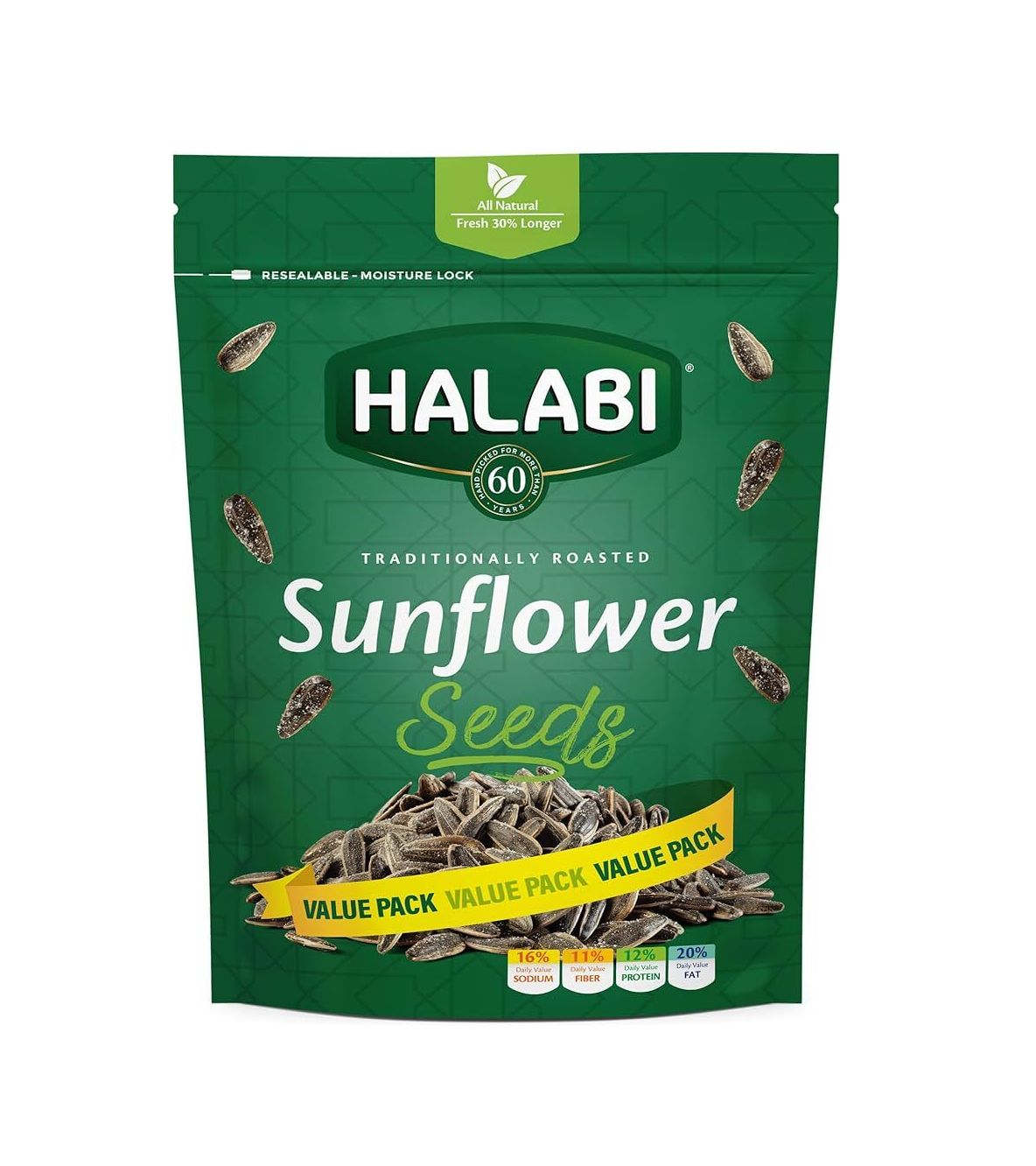 Buy Halabi Sunflower Seeds, 250g Online in Bahrain | Talabat Bahrain