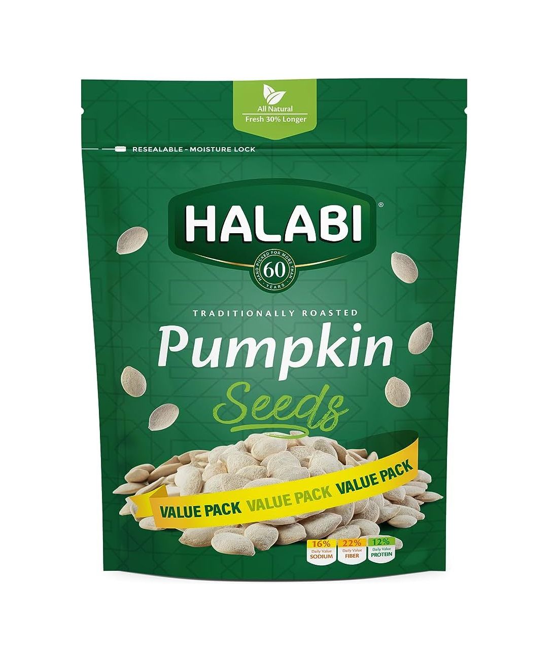 Buy Halabi Roasted Pumpkin Seeds, 250g Online in Bahrain | Talabat Bahrain