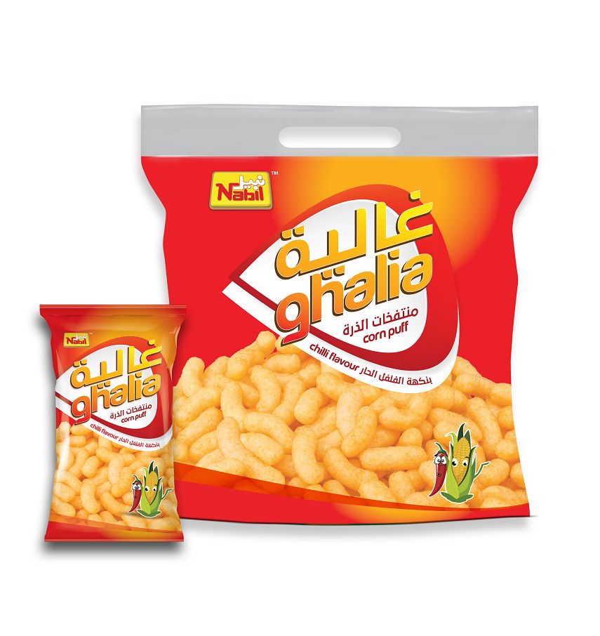 Buy Nabil Ghalia Chilli Corn Puff 16 G X 22 Pcs Online in Oman ...