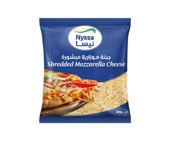 Buy Nyssa Shredded Mozzarella Cheese, 500g Online in Bahrain | Talabat ...