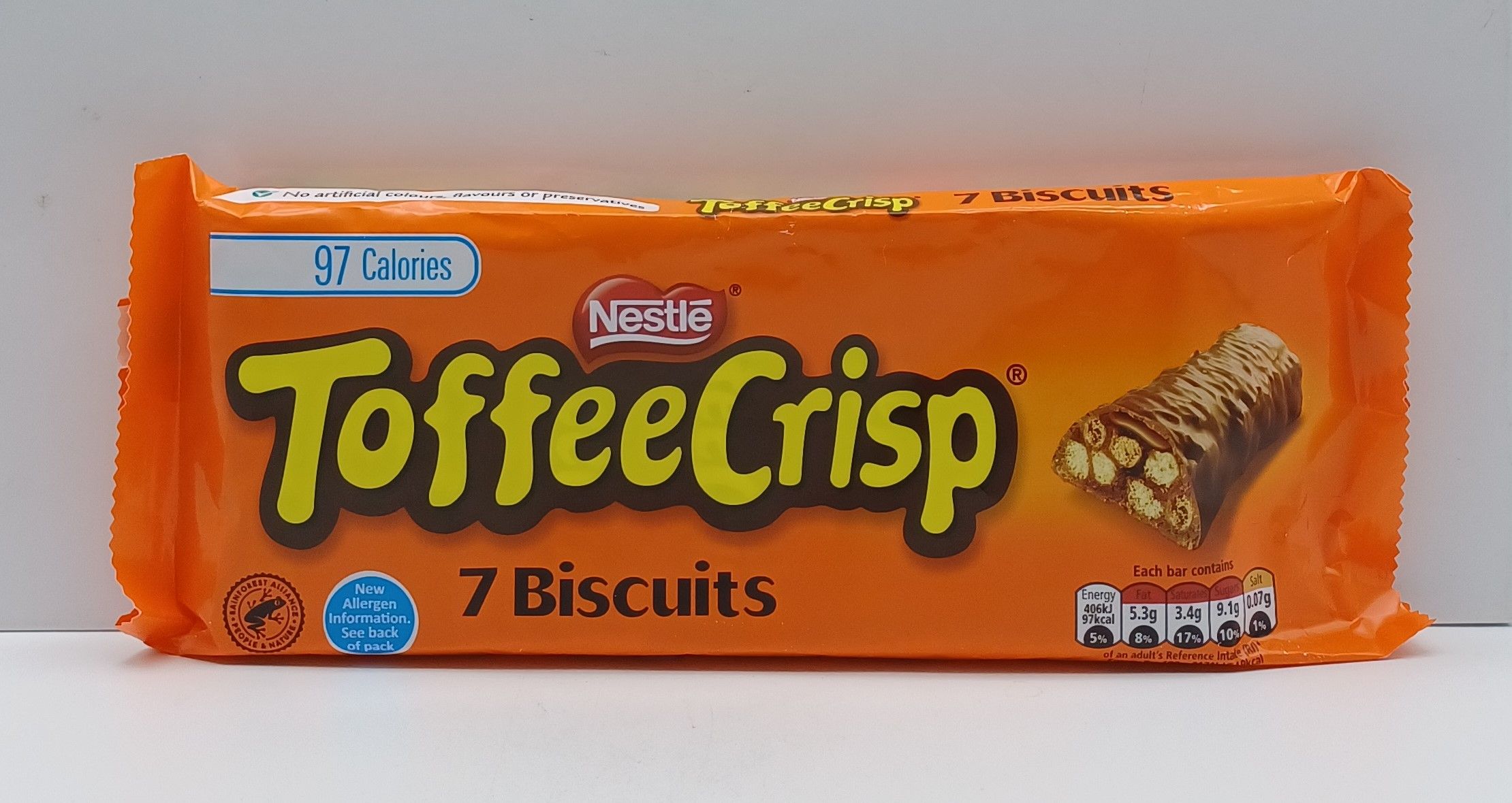 Buy Nestle Toffee Crisp Biscuits, 7 Pieces, 18.7g Online in Kuwait ...