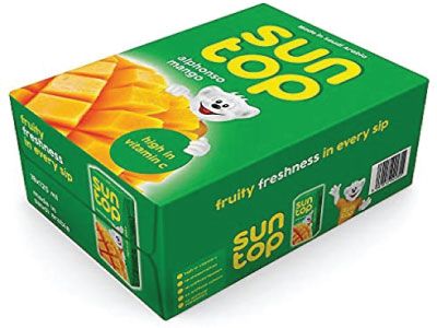 Buy Suntop Mango Fruit Drink, 18x125ml Online in Oman | Talabat Oman