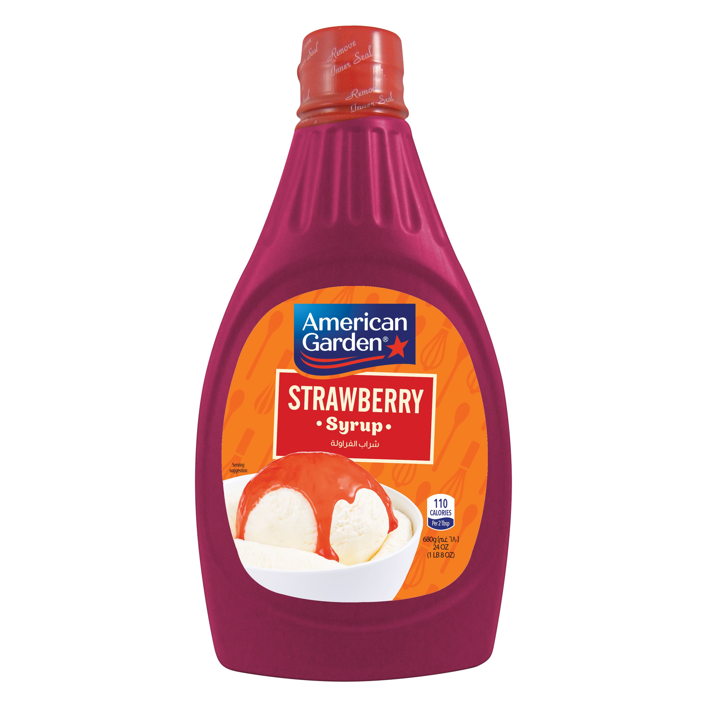 Buy American Garden Strawberry Syrup, 680g Online in Bahrain | Talabat ...
