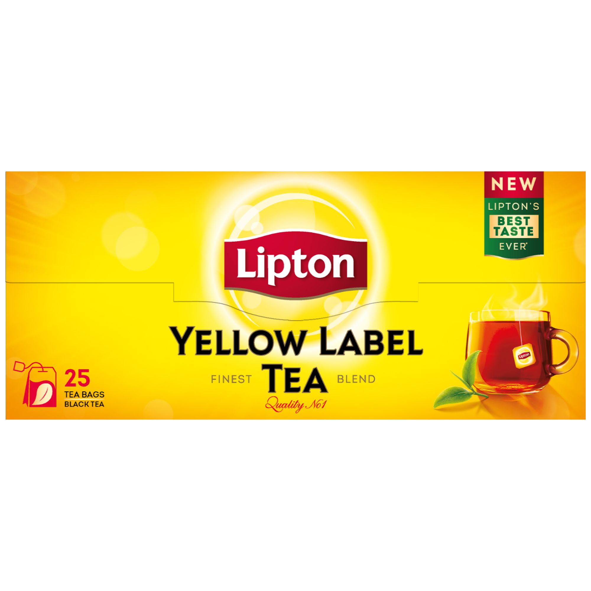 Buy Lipton Yellow Label Black Tea Bags, 25 Teabags Online in Oman ...