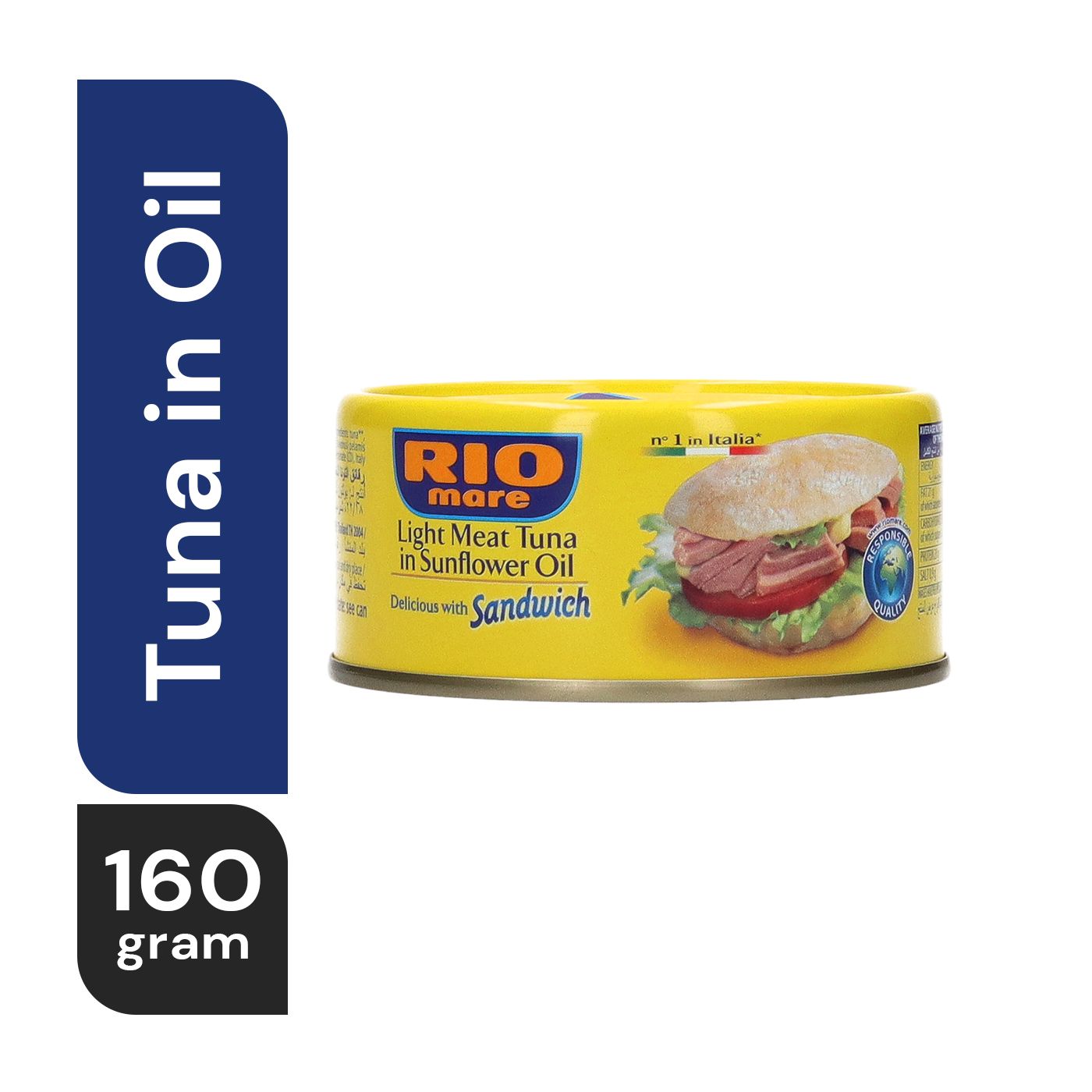 Buy Rio Mare Light Meat Tuna In Sunflower Oil Delicious with Sandwich ...