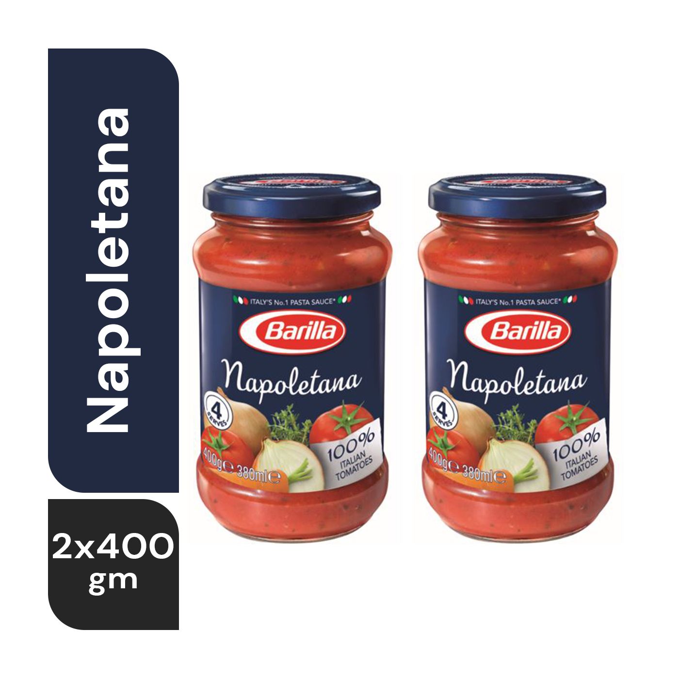 Buy Barilla Napoletana Sauce 400 g x 2 Pcs Online in UAE | Talabat UAE