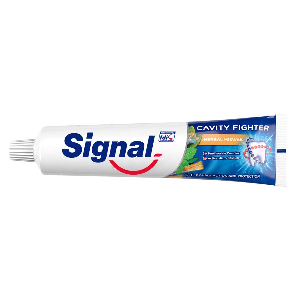 Buy Signal Cavity Fighter Herbal Miswak Toothpaste, 120ml Online in ...