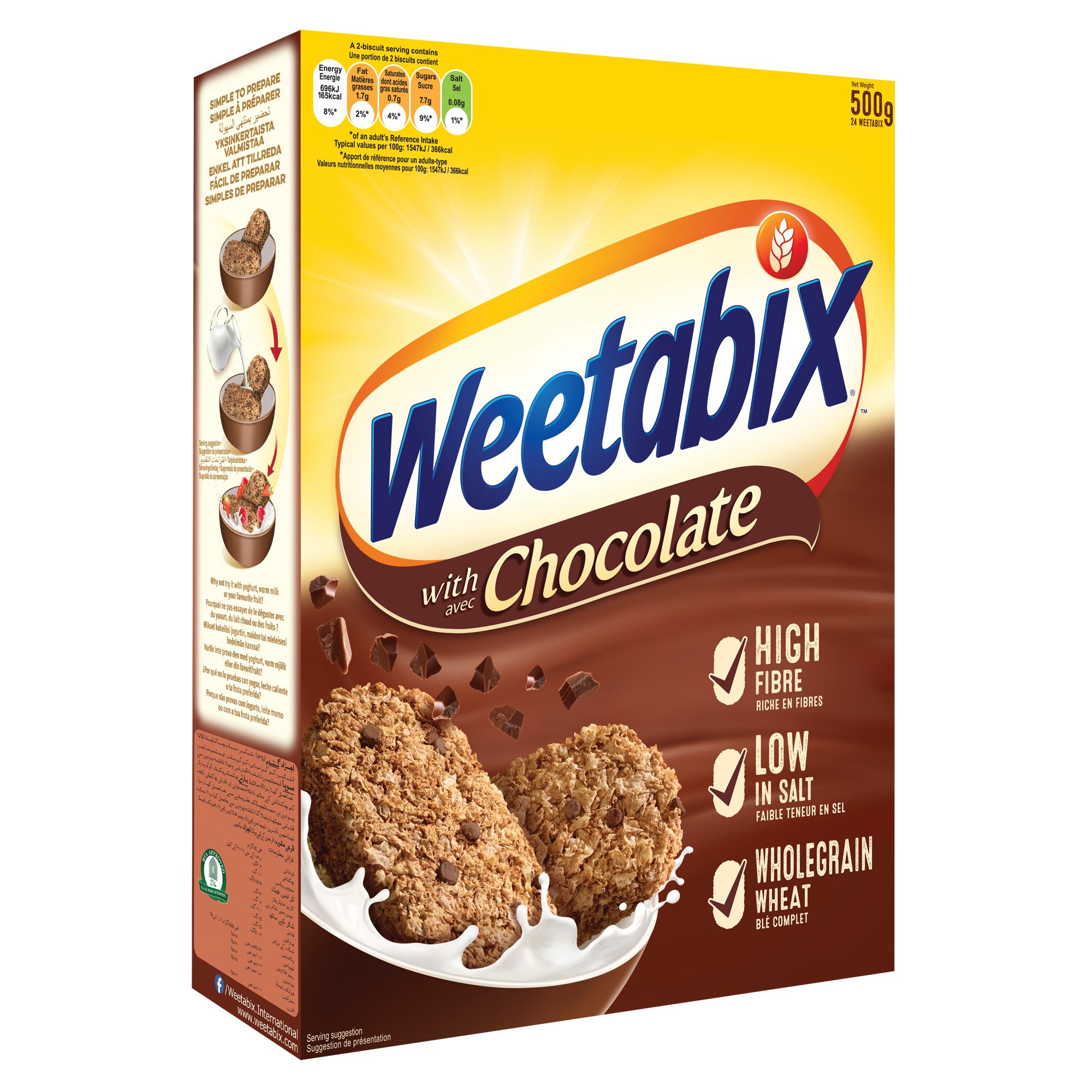 Buy Weetabix Chocolate Cereal 500 g Online in Oman | Talabat Oman