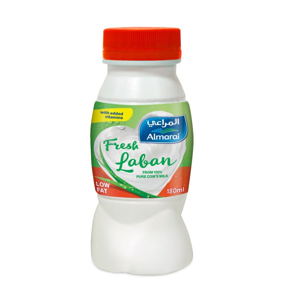 Buy Almarai Low Fat Fresh Laban with Added Vitamins, 180ml Online in ...