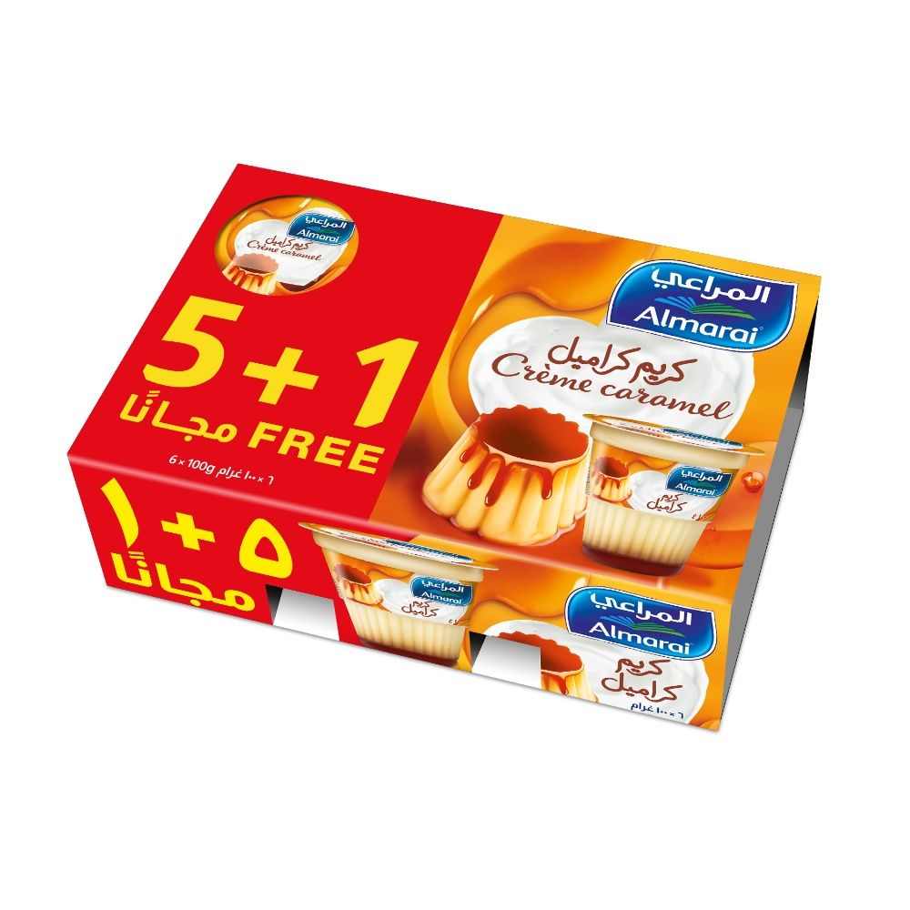 Buy Almarai Creme Caramel Dessert, 6x100g Online in UAE | Talabat UAE