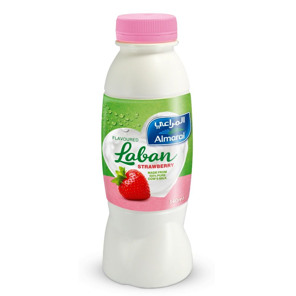 Buy Almarai Strawberry Flavoured Laban, 340ml Online in UAE | Talabat UAE