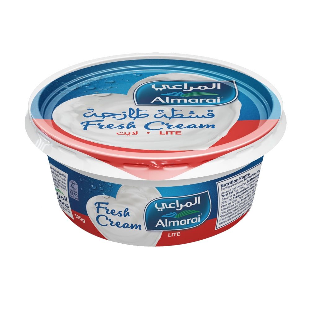 Buy Almarai Lite Fresh Cream, 100g Online in UAE | Talabat UAE