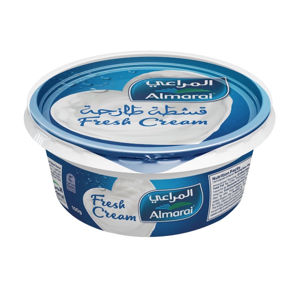 Buy Almarai Fresh Cream, 100g Online in UAE | Talabat UAE