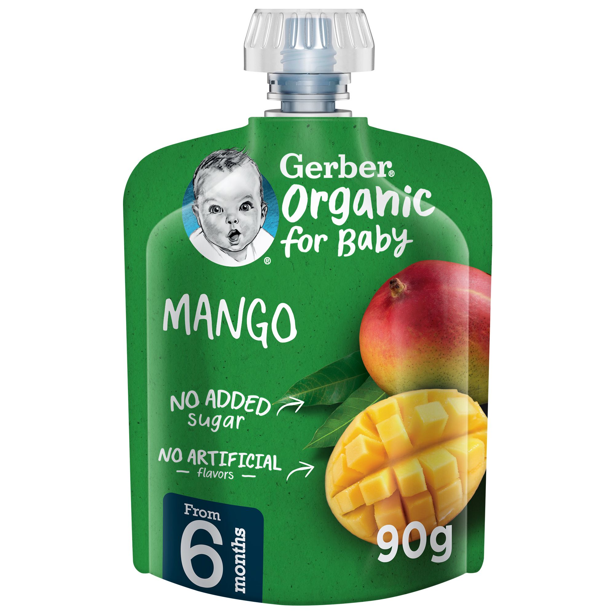 Buy Gerber Organic Mango 90 g Online in UAE | Talabat UAE