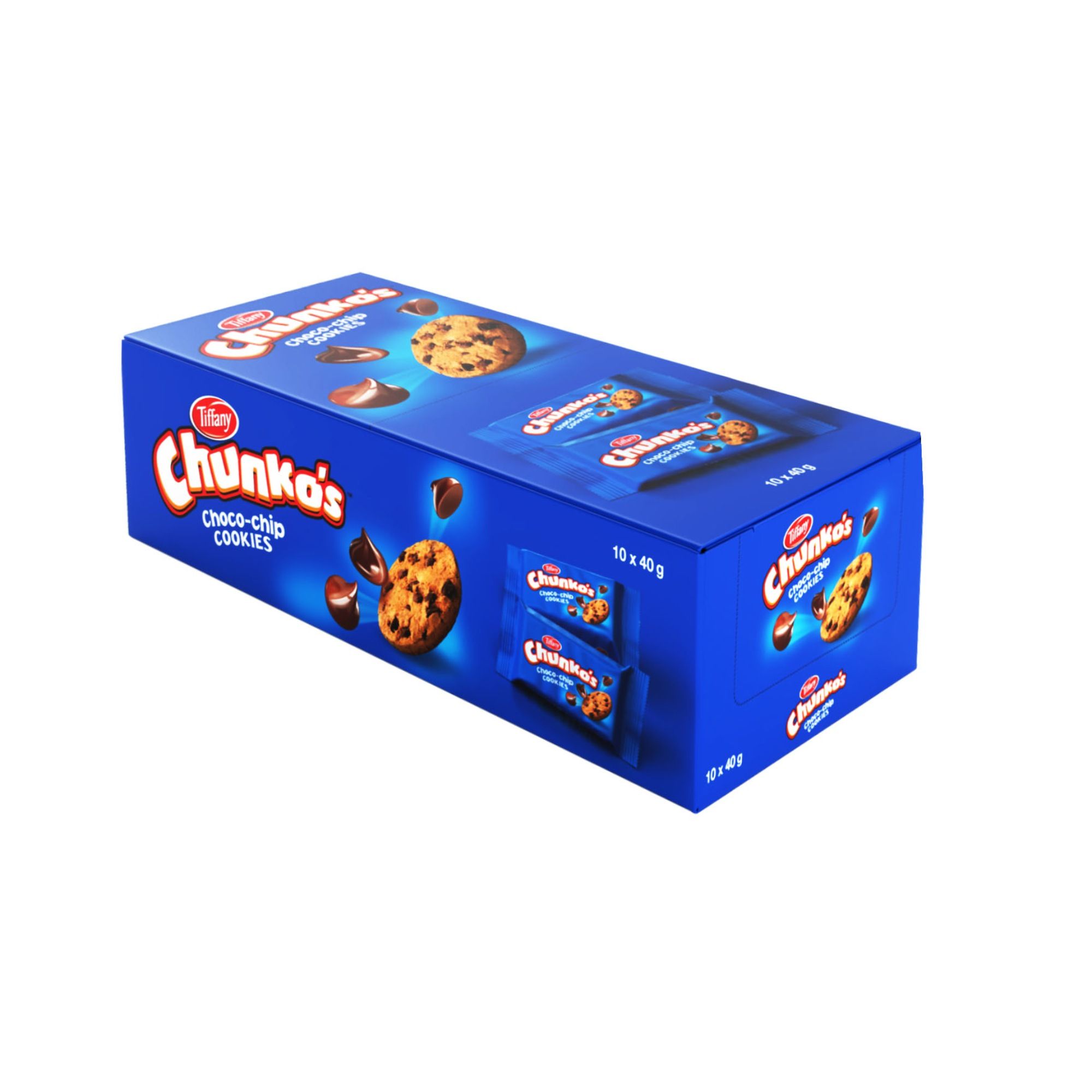 Buy Tiffany Chunkos Choco-Chip Cookies, 10x40g Online in Bahrain ...