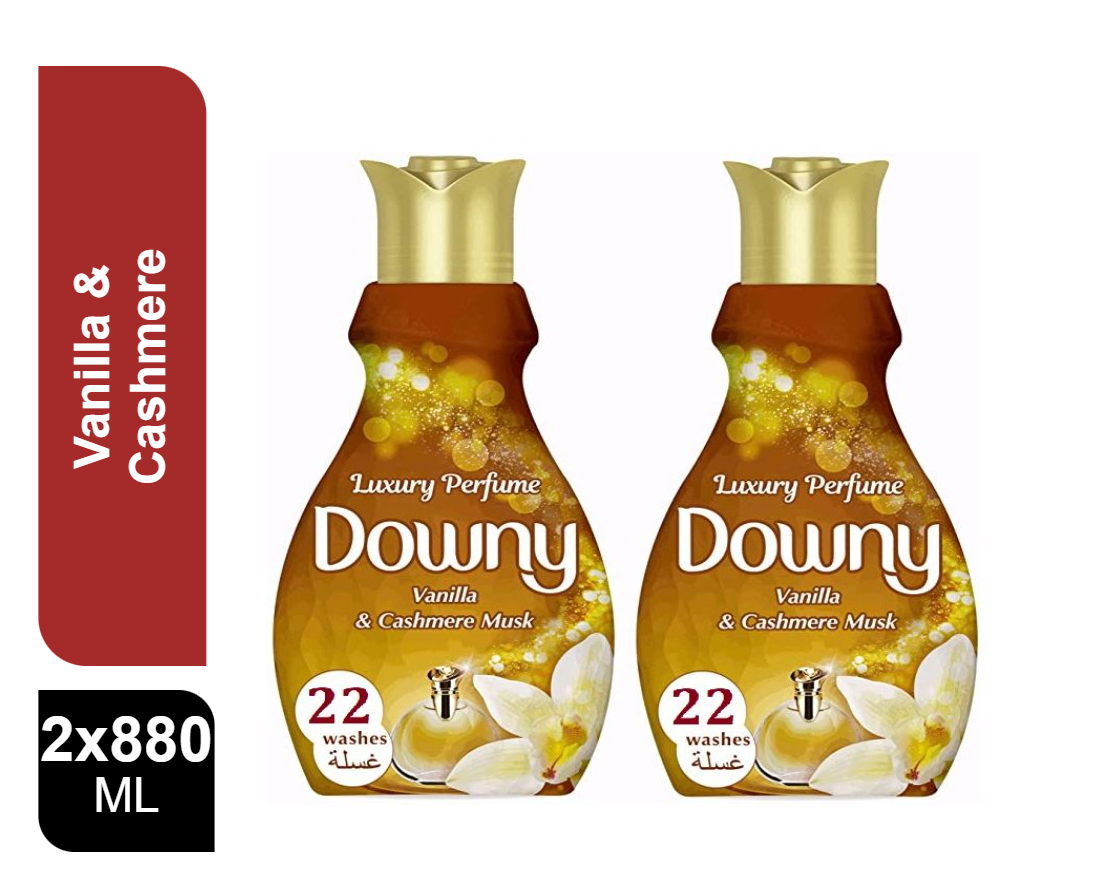 Buy Downy Concentrate Feel Luxurious Fabric Softener, 2x880ml Online in ...