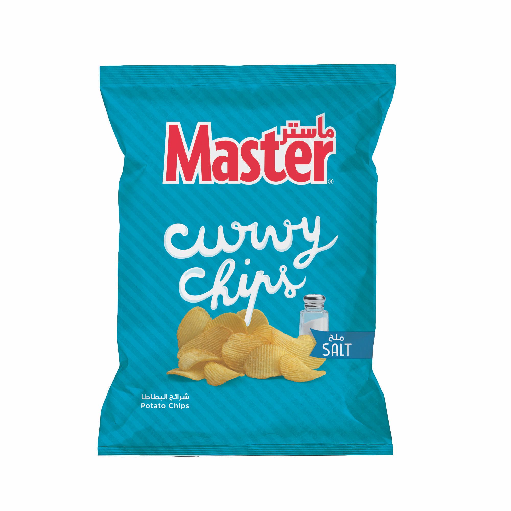 Buy Master Curvy Salt Chips, 40g Online in UAE | Talabat UAE
