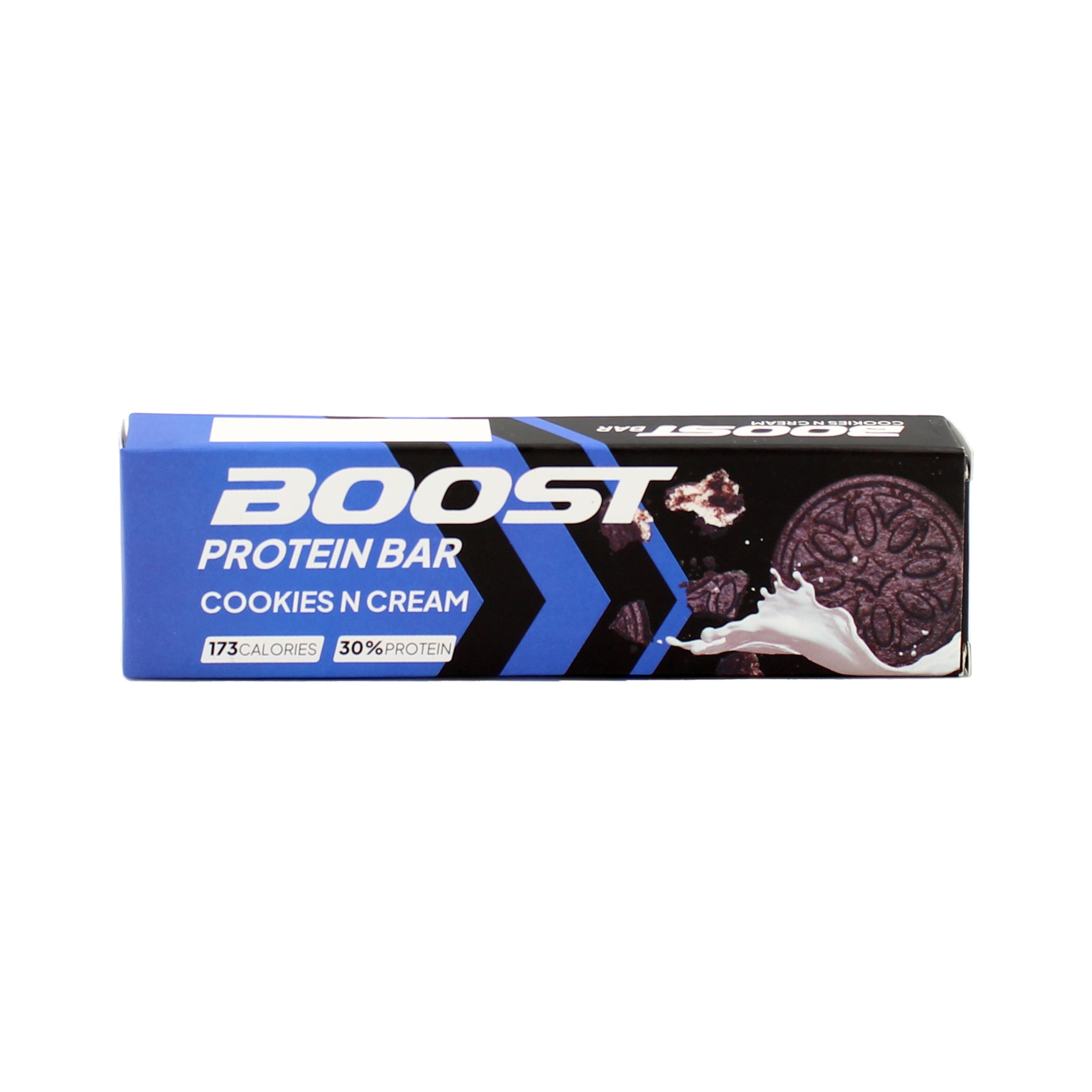 Buy Boost Cookies & Cream Protein Bar, 60g Online in Egypt | Talabat Egypt