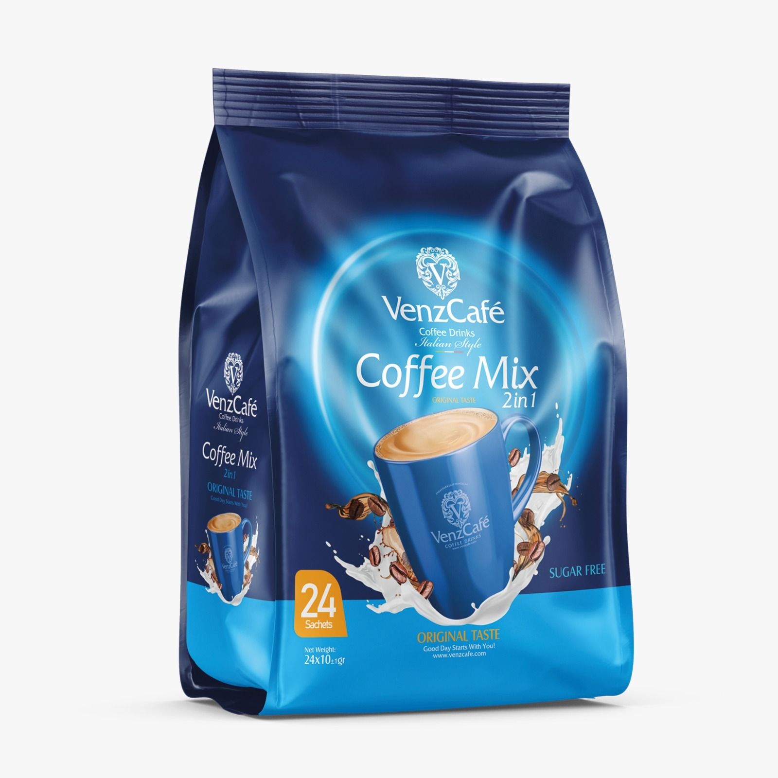 Buy VenzCafe 2in1 Coffee Mix, 24x10g Online in Oman | Talabat Oman