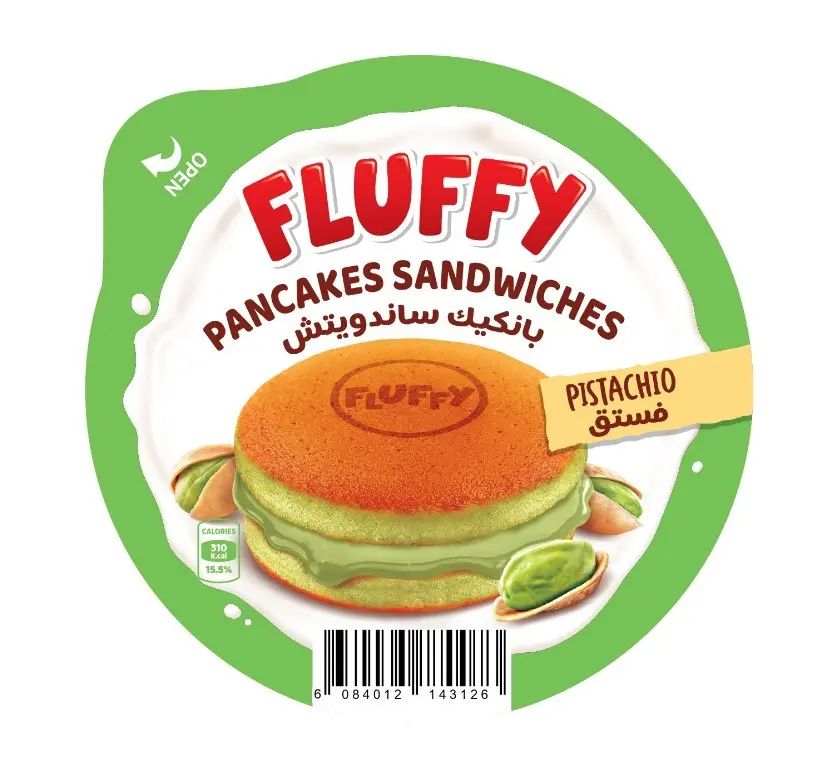 Buy Fluffy Pistachio Pancake Sandwich, 37g Online in Oman | Talabat Oman