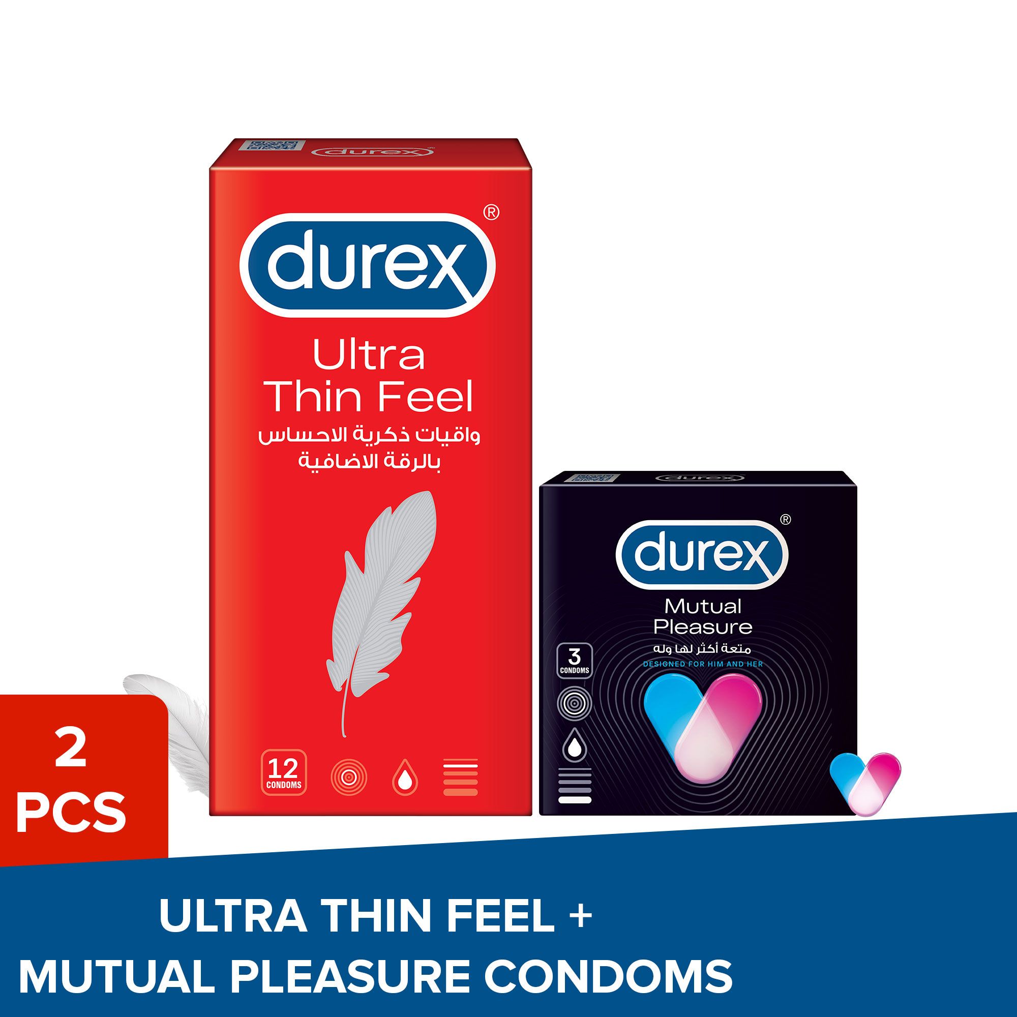 Buy Durex 'Try Me' Pack - Feel Ultra Thin Condom 12s with Mutual ...
